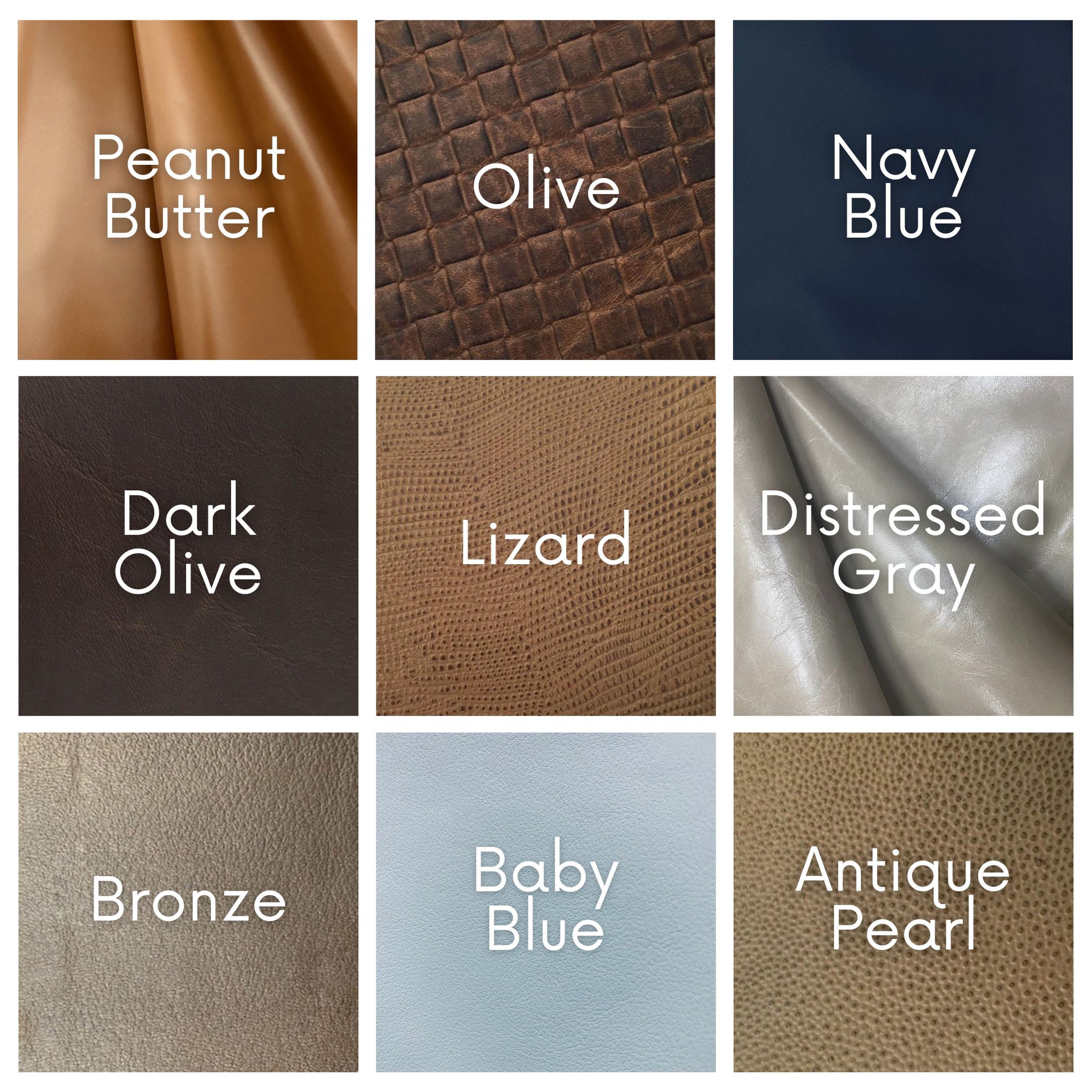 Light Weight Upholstery Leather Hides - 3 oz Cowhide - Quarter Hide ...