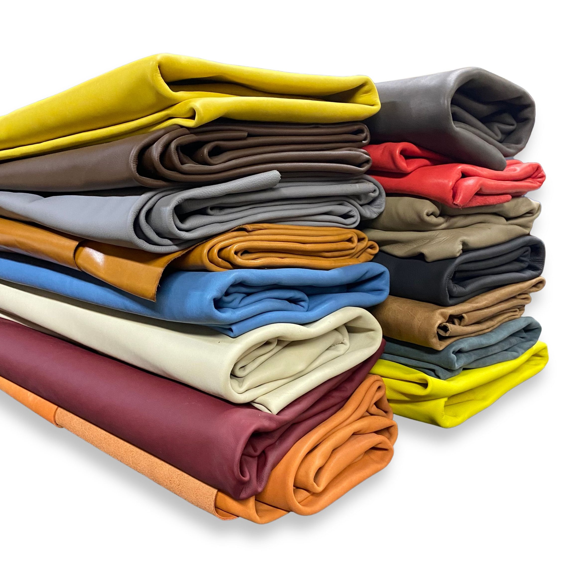 Assorted Upholstery Leather Hides - B+ Grade - 2-3 oz Cowhide - Large ...