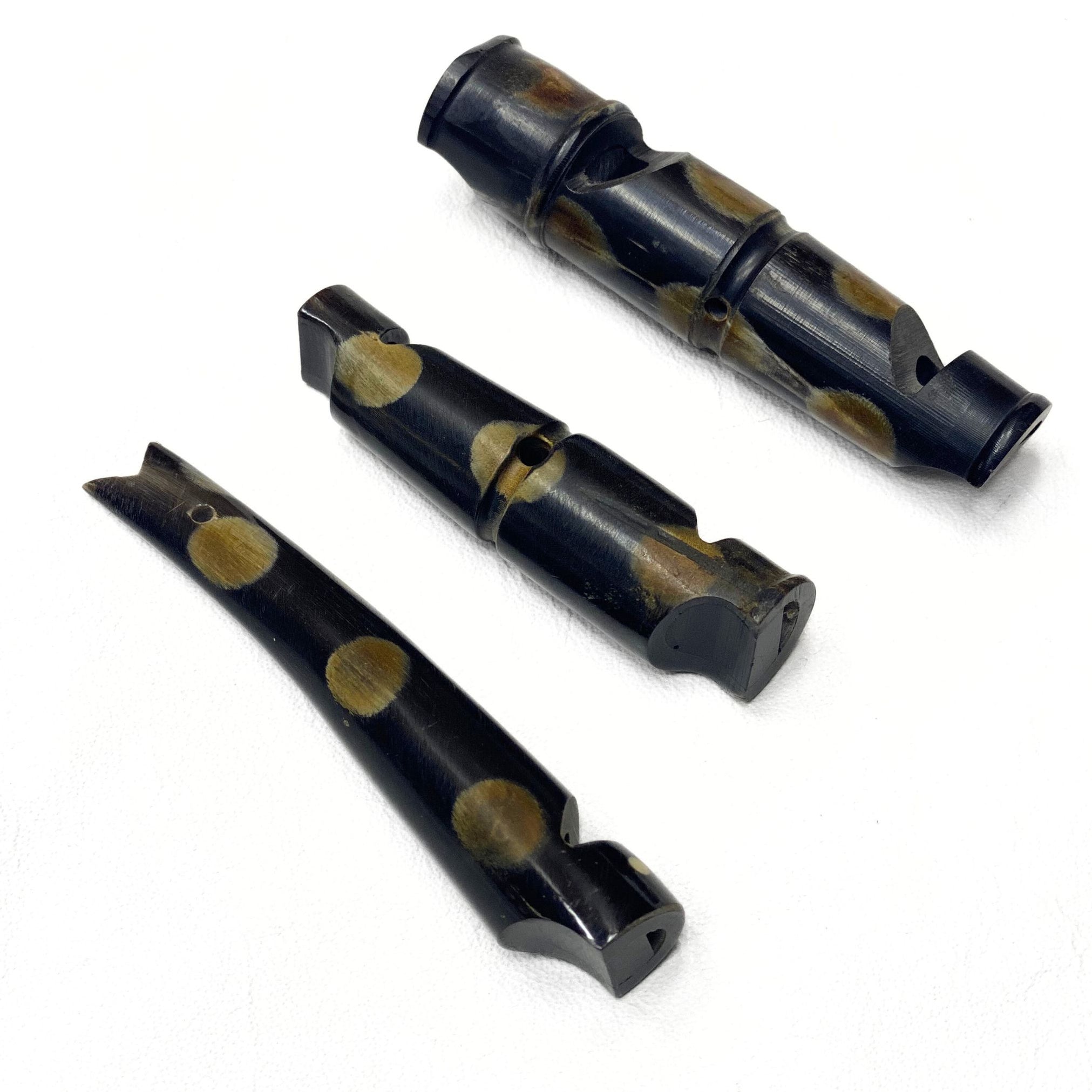 Camp Horn Whistles - Set of 3 Rustic Whistles — Leather Unlimited