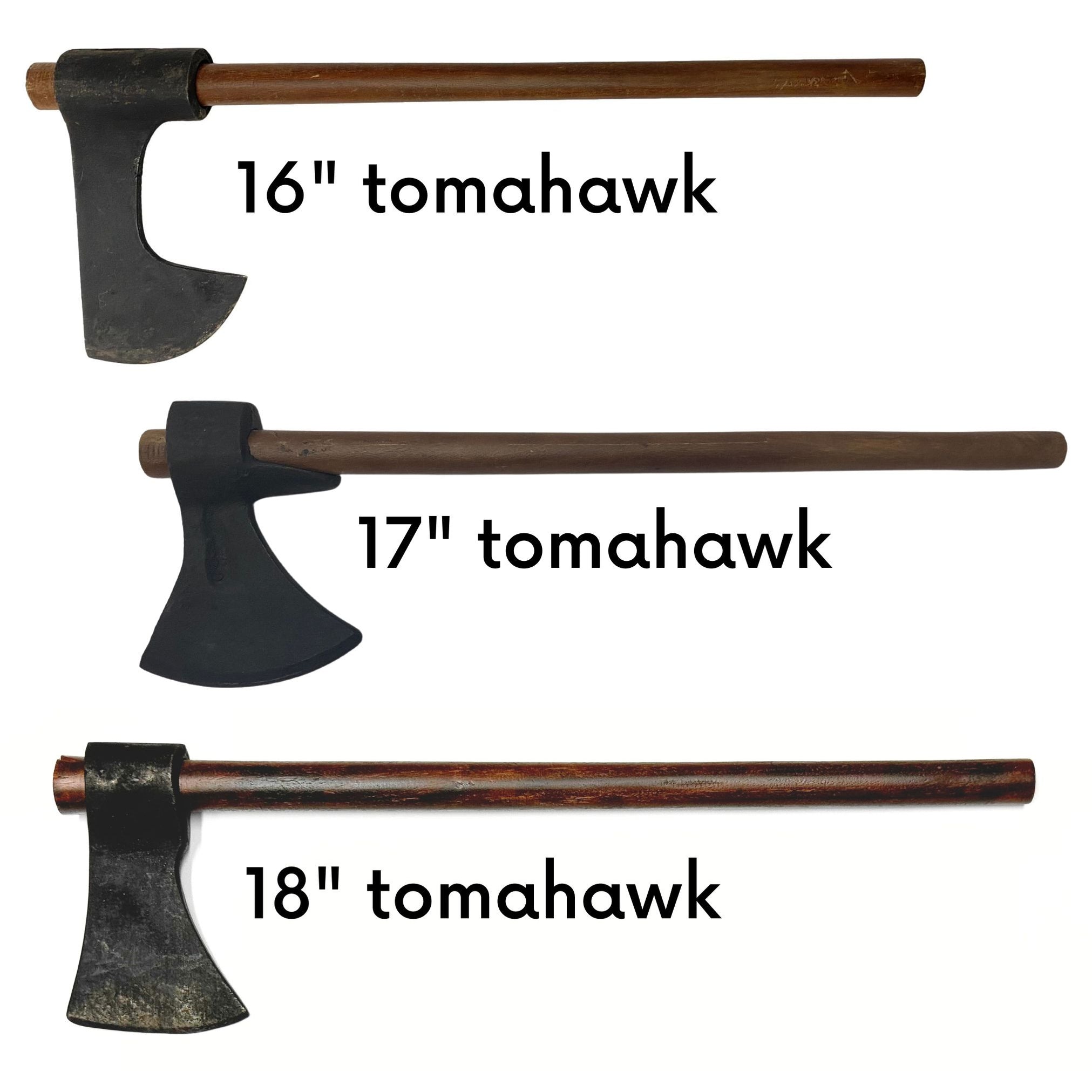 Tomahawks - 16 inch, 17 inch, or 18 inch Hawks — Leather Unlimited