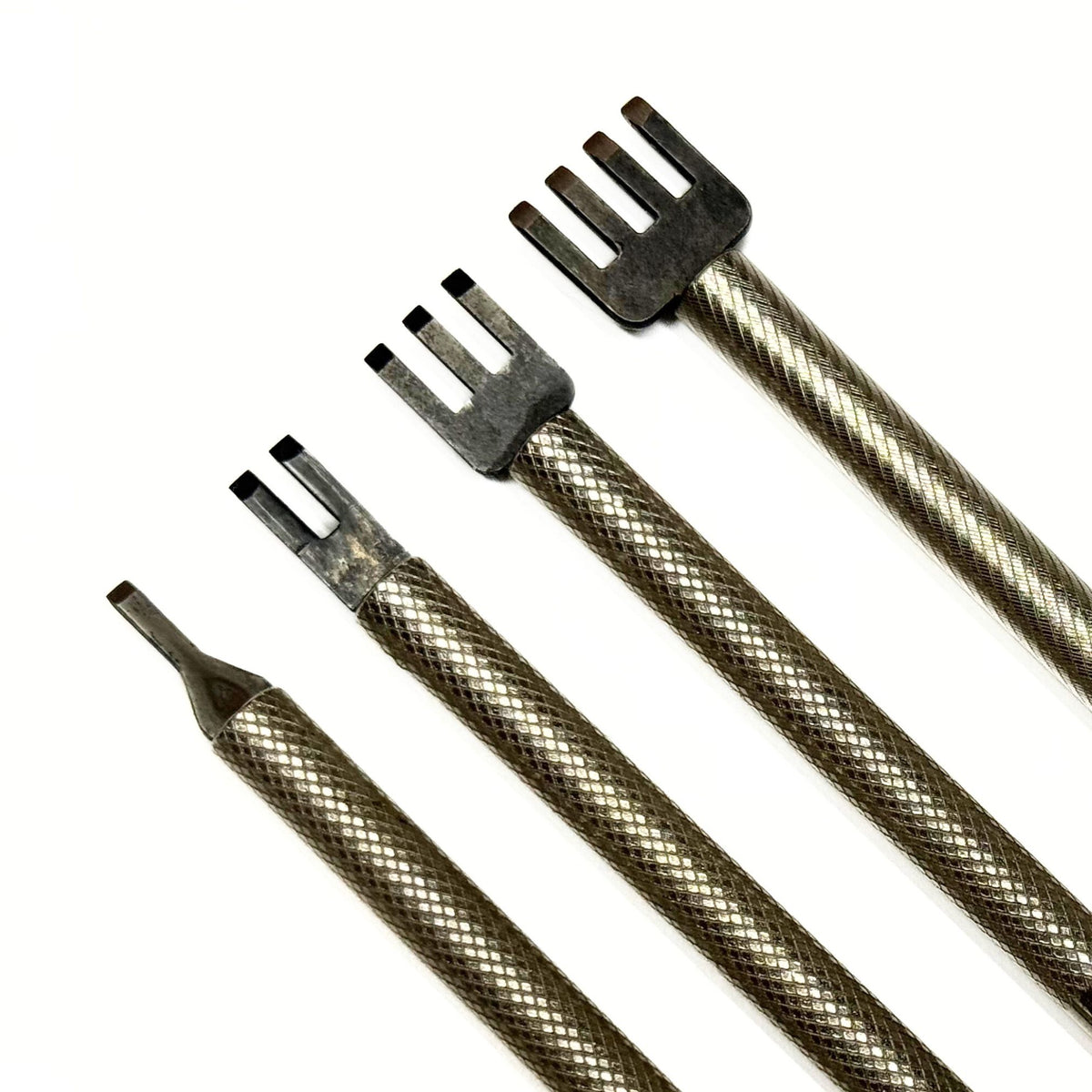 Thonging Chisel Leather Craft Tools - 4 Prong - 3 Prong - 2 Prong - 1 ...
