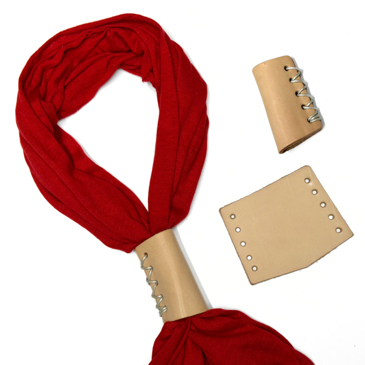 Oak Leather Neckslide for Crafts - Neckerchief Slide - DIY Craft Proje ...