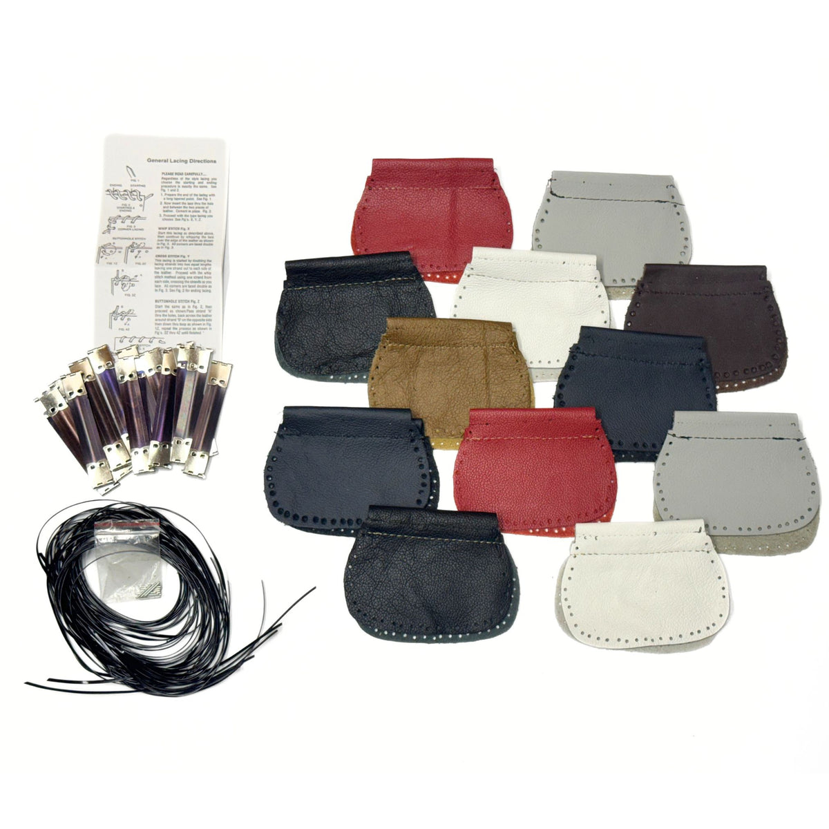 Make Your Own Flex Top Leather Coin Purse Kit - DIY Leather Squeeze Co ...