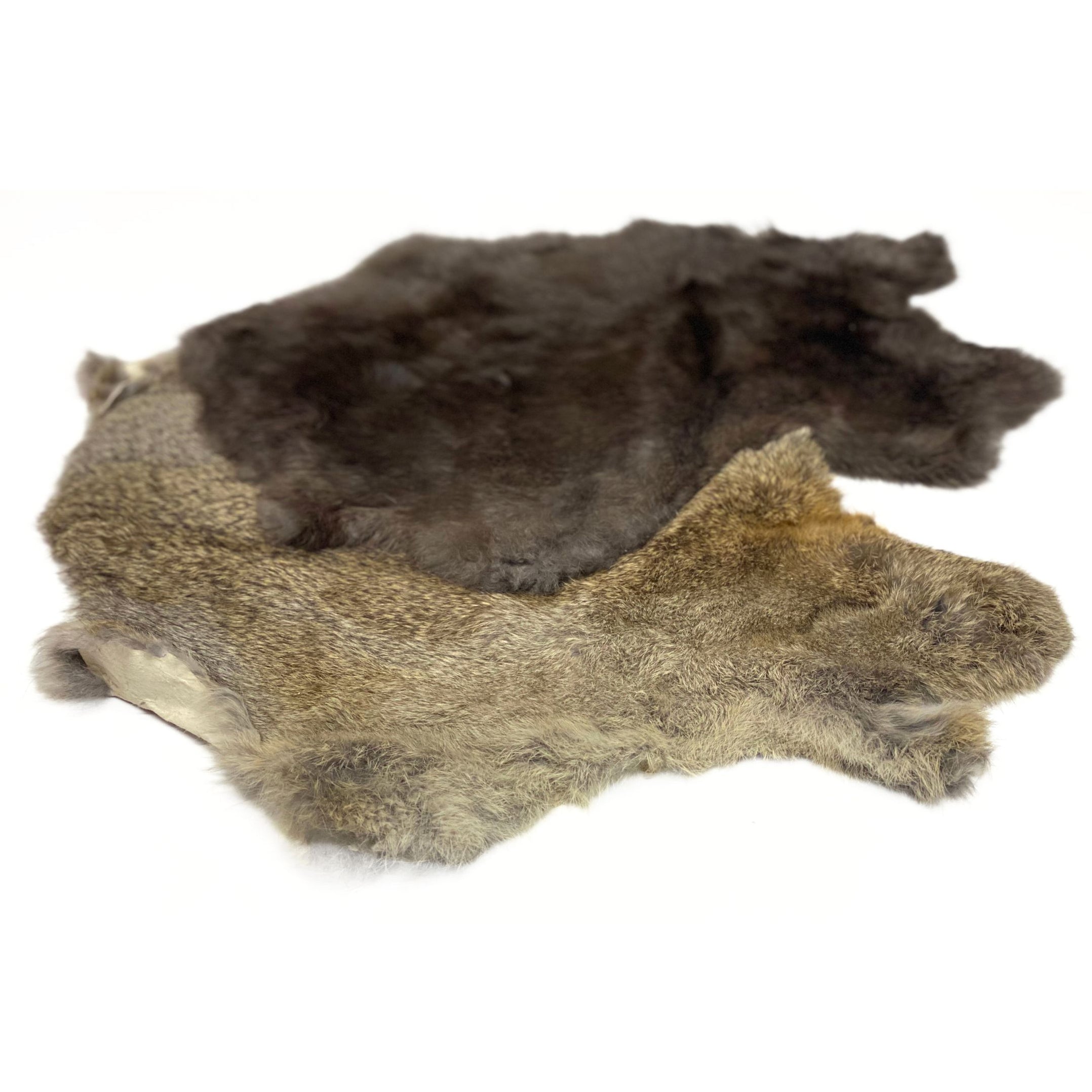 Genuine Natural Tanned Rabbit Skin Fur Pelt — Leather Unlimited