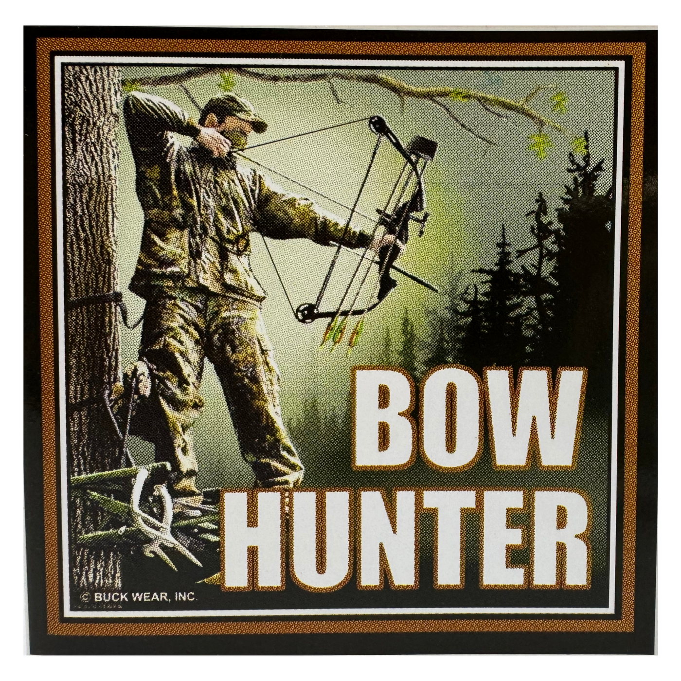 Hunting Themed Decals - 4" x 4" Hunter Sportsman Decals — Leather Unlimited