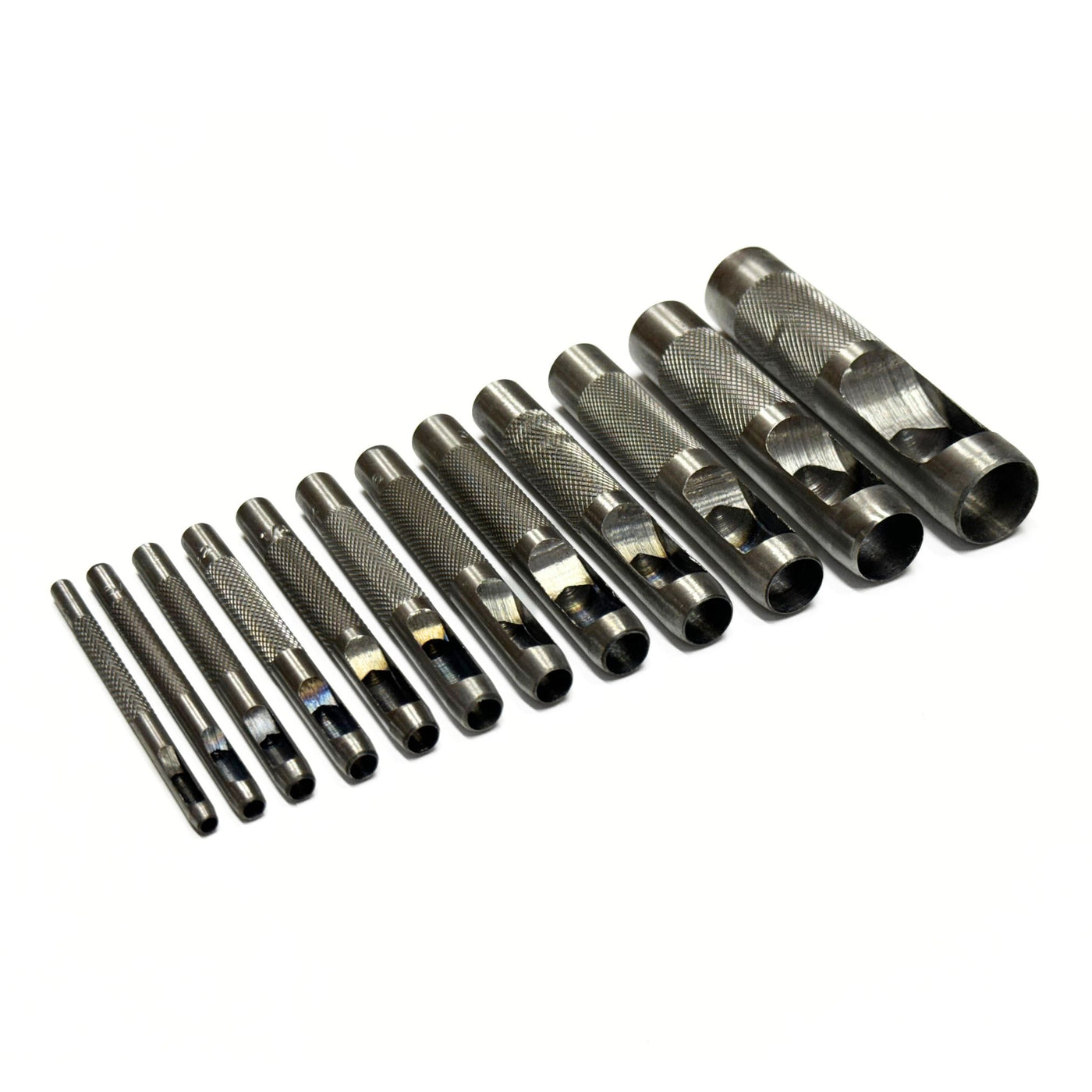 High Carbon Steel Drive Punch 12 Piece Leather Craft Tool Set — Leather ...