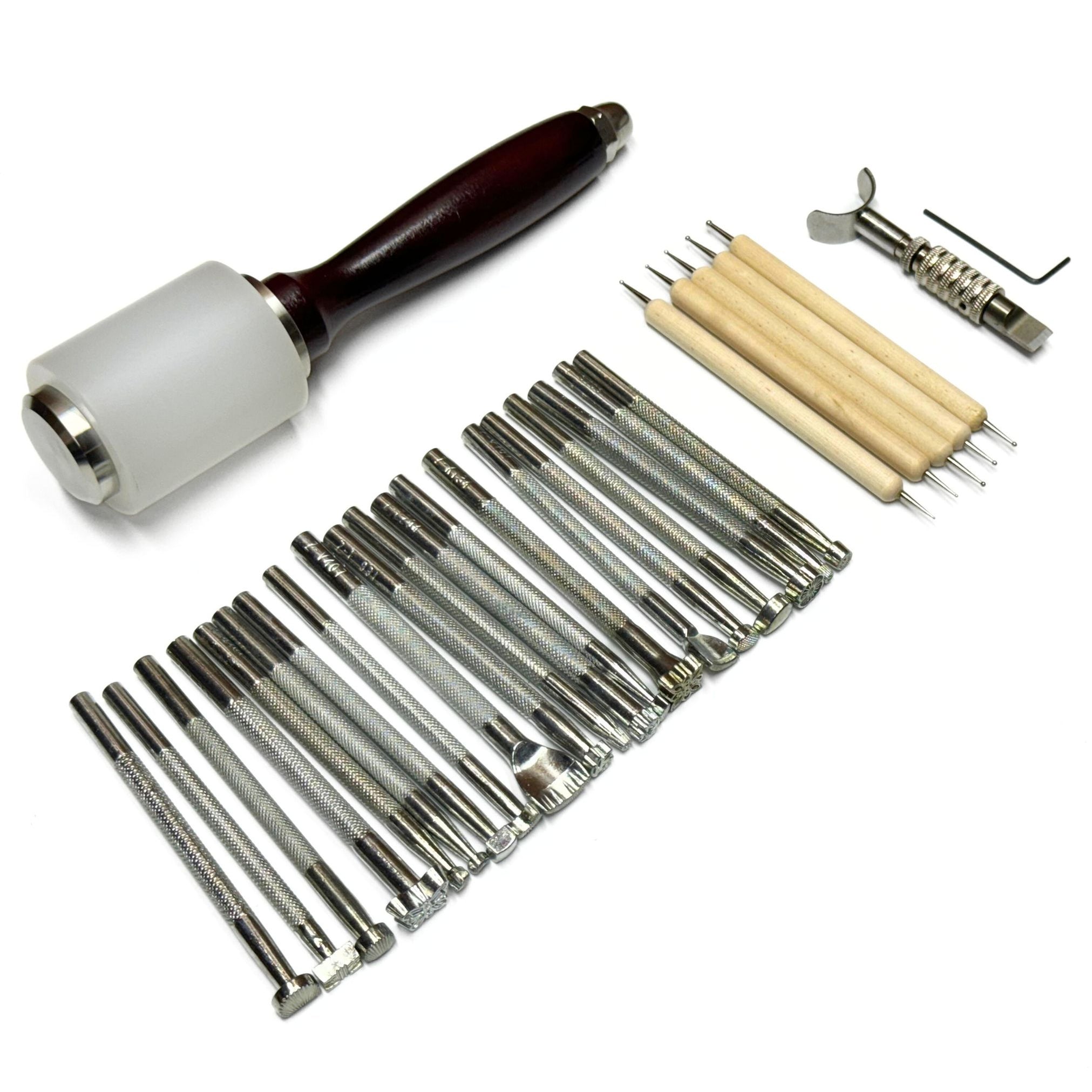 27 Piece Stamping and Carving Tool Set — Leather Unlimited