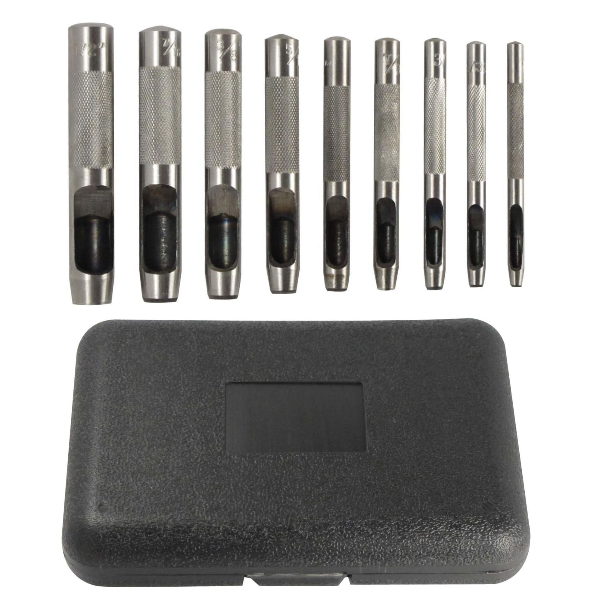 9 Piece Leather Drive Punch Set - Leather Cutting Tools — Leather Unlimited