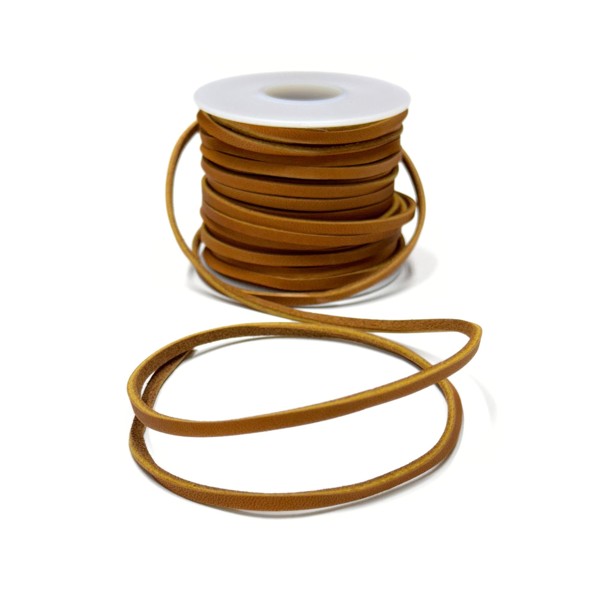 Black, Brown and Chieftain Latigo Lace 50 ft Spools — Leather Unlimited