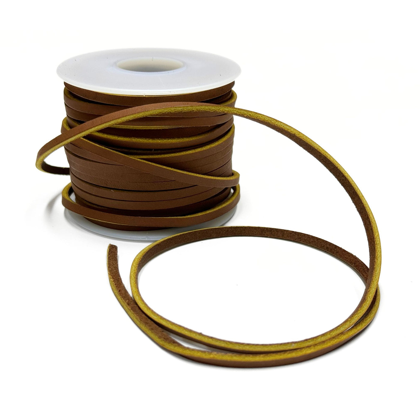 Black, Brown and Chieftain Latigo Lace 50 ft Spools — Leather Unlimited