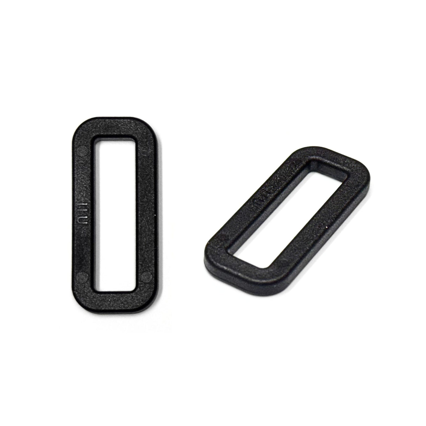 1" Square Ring Slot - Black Nylon Hardware - 100 Pack — Leather Unlimited