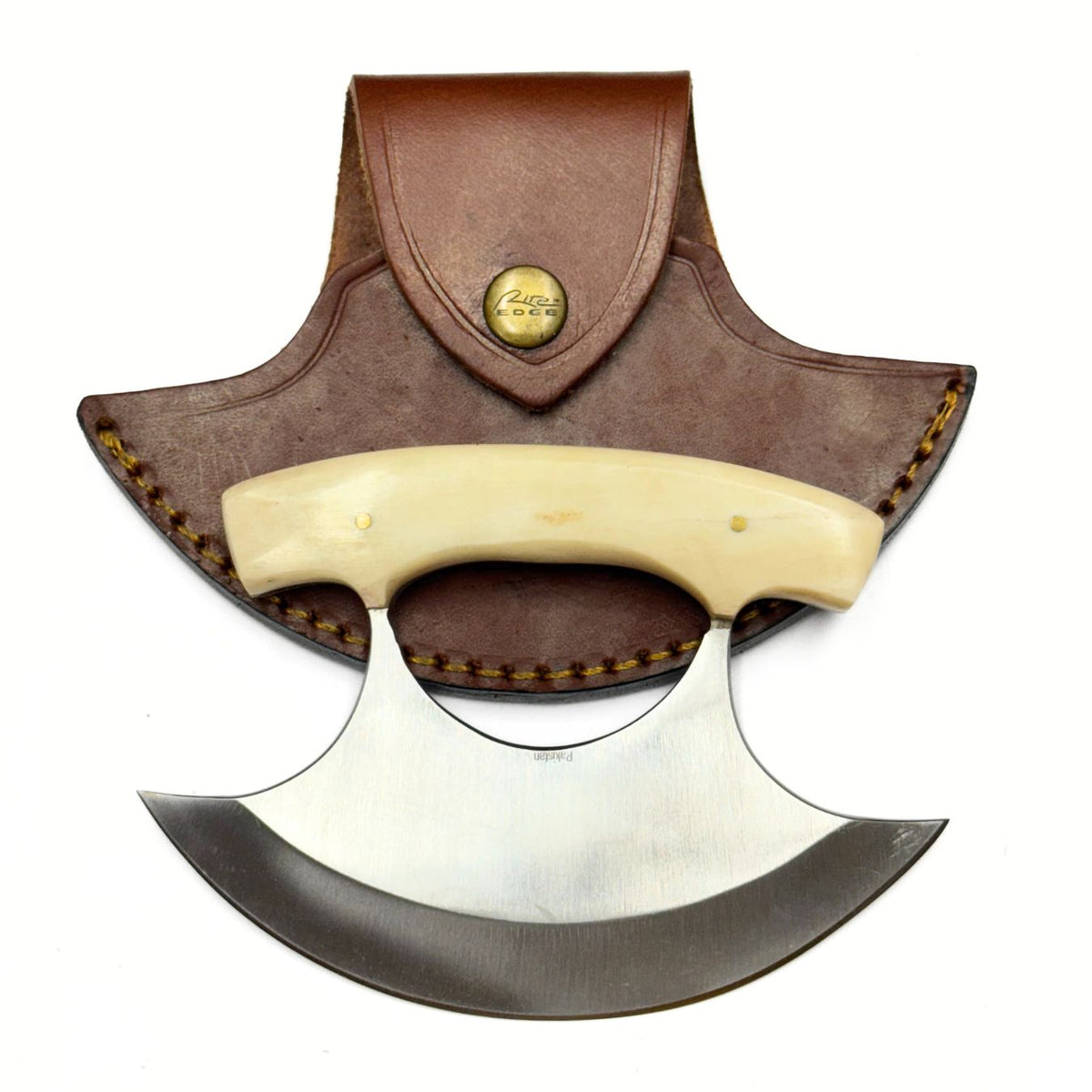 Alaskan Ulu Knife with Bone Handle — Leather Unlimited