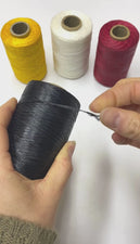 Simulated Sinew 300 Yard Spools - Red - Yellow - White - Black - Leath ...