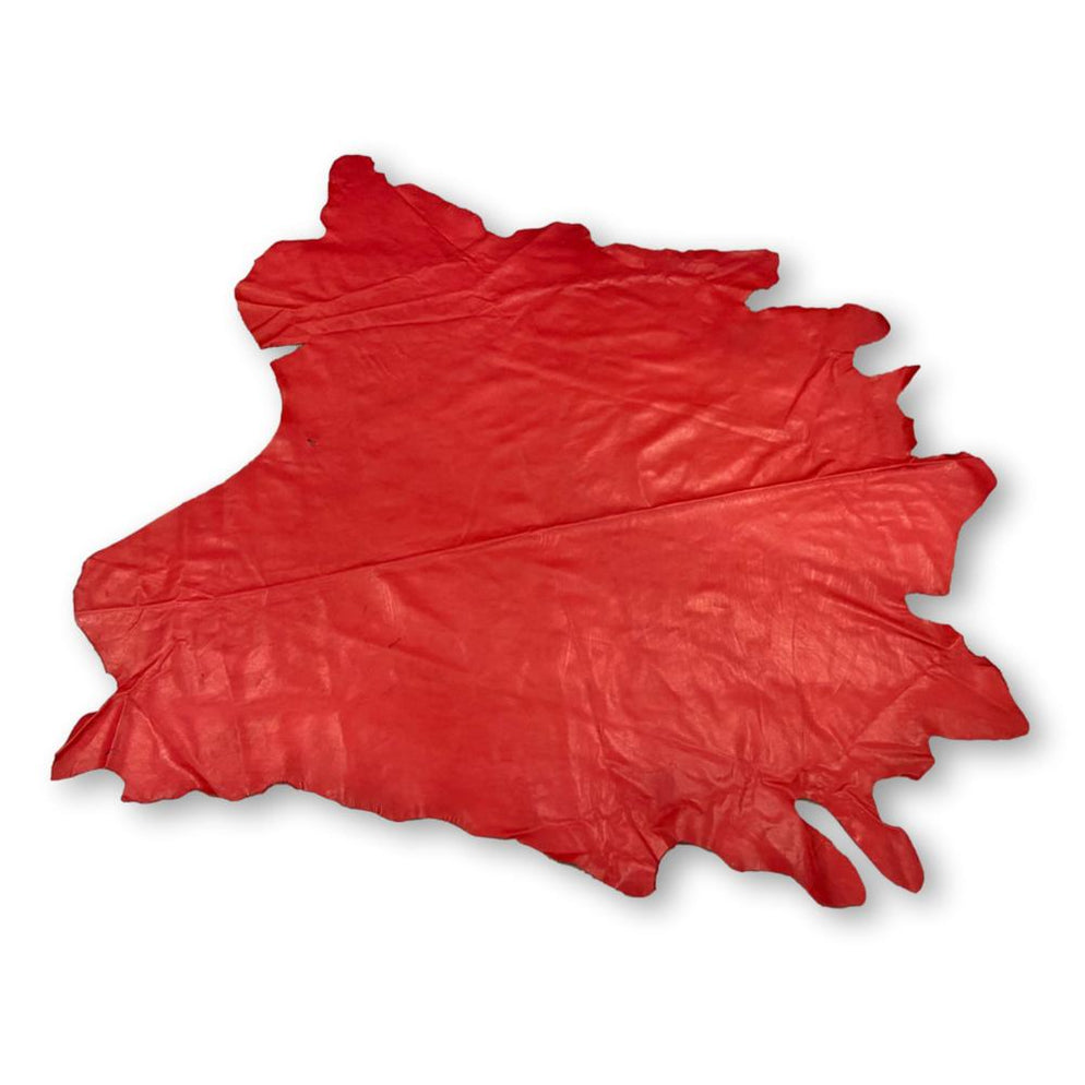 Red Upholstery Crust Leather - Large Full Hides - Extra Large Full Hid ...