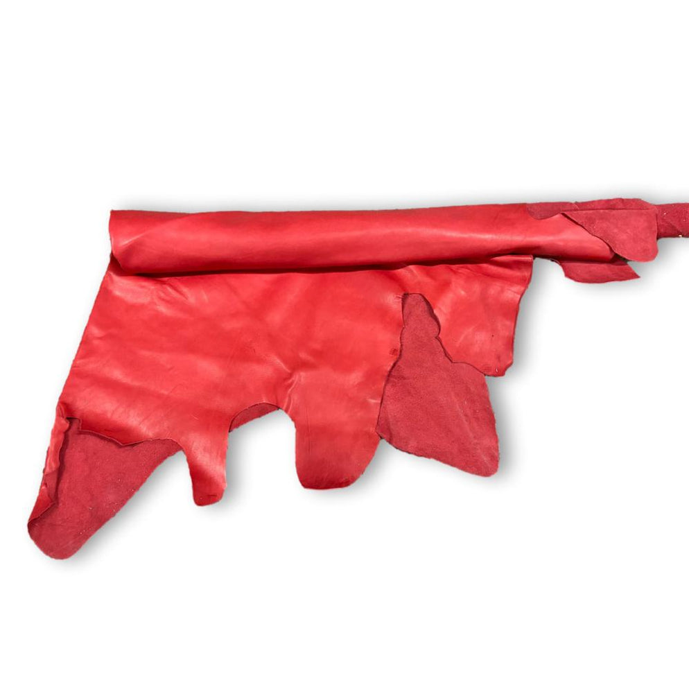 Red Upholstery Leather - Large Full Hides - Extra Large Full Hides - D ...