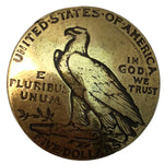 Gold Eagle Screw Back Conchos - 3/4" - 4 pack — Leather Unlimited