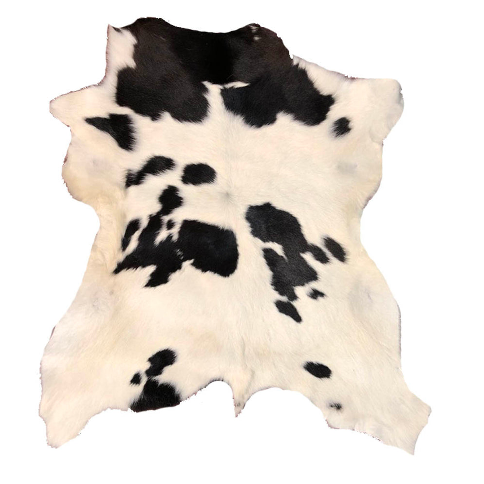 Hair on Hide Calf Leather Hides - Black & White - Brown & White - Tric ...