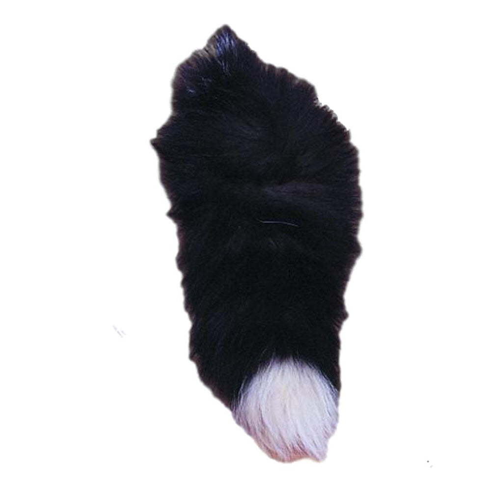 Authentic Large Silver Fox Tail - Genuine Fur Tail for Crafts and Cost ...