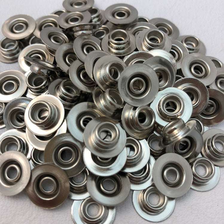 100 Light Duty Nickel Snaps for Leather Crafts — Leather Unlimited