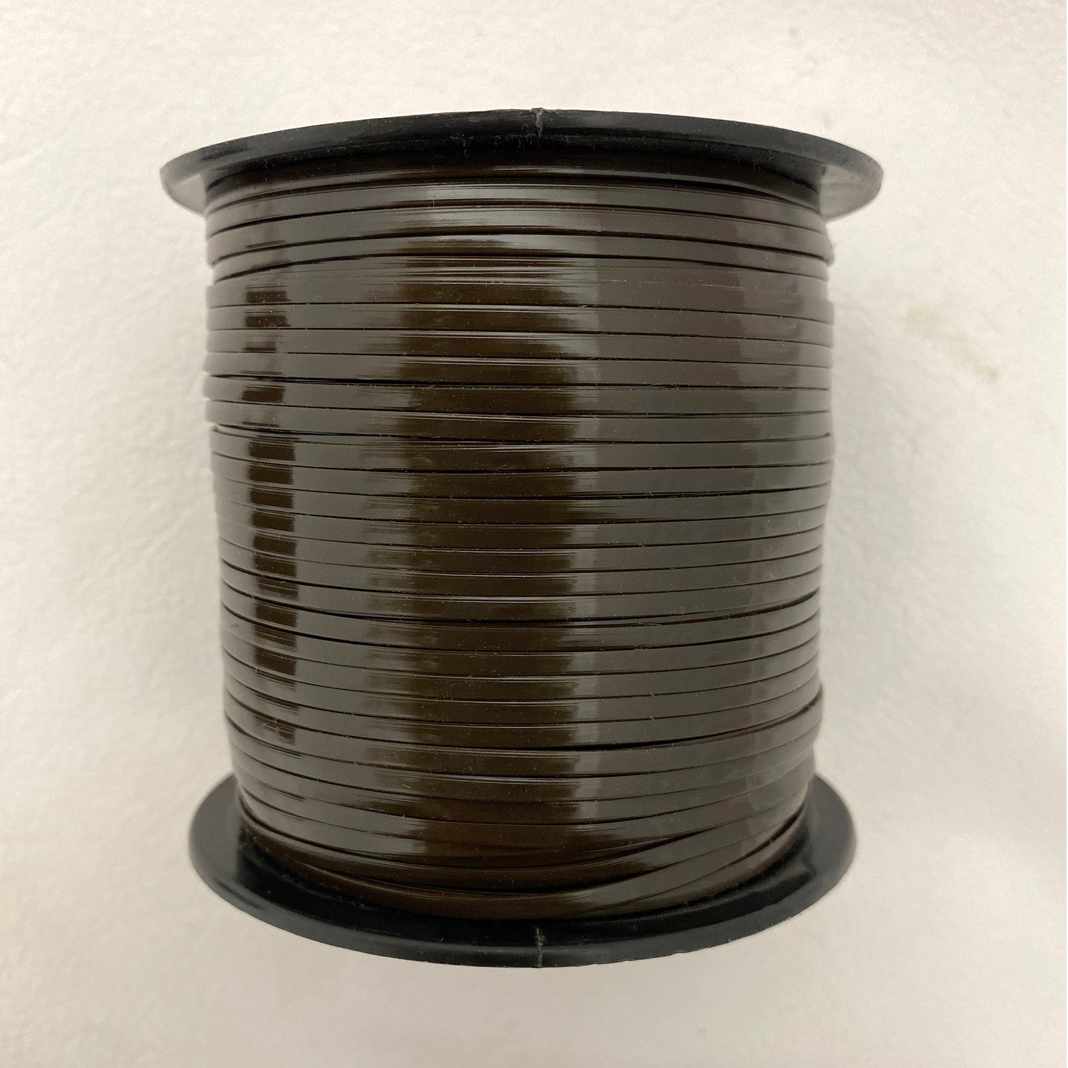 Vinyl Lace Cord Spools - Black - Brown - 100 Yards x 3/32" (3 pack ...