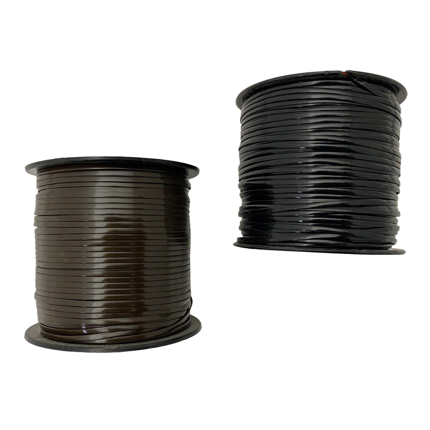 Vinyl Lace Cord Spools - Black - Brown - 100 Yards x 3/32" (3 pack ...