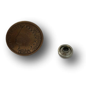 Domed Genuine Indian Head Penny Craft Accents - Button, Rivet, Snap ...