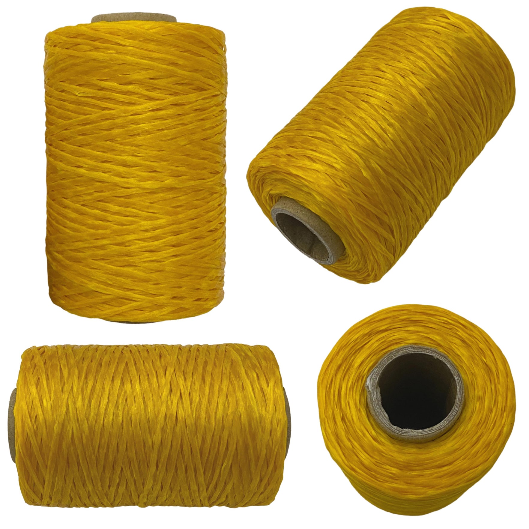 Simulated Sinew 300 Yard Spools - Red - Yellow - White - Black - Leath ...