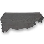 Dark Gray Upholstery Crust Leather - Large Full Hides - Extra Large Fu ...